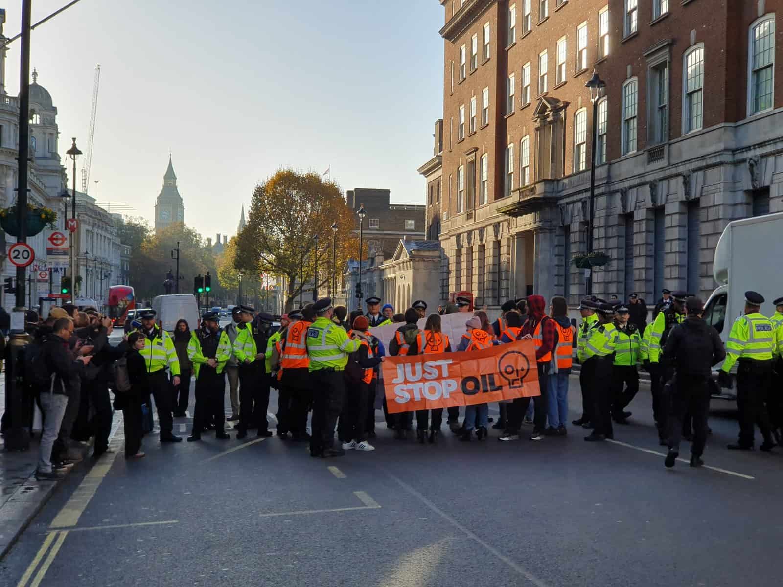 “You can’t arrest your way out of this”- Just Stop Oil supporters march ...