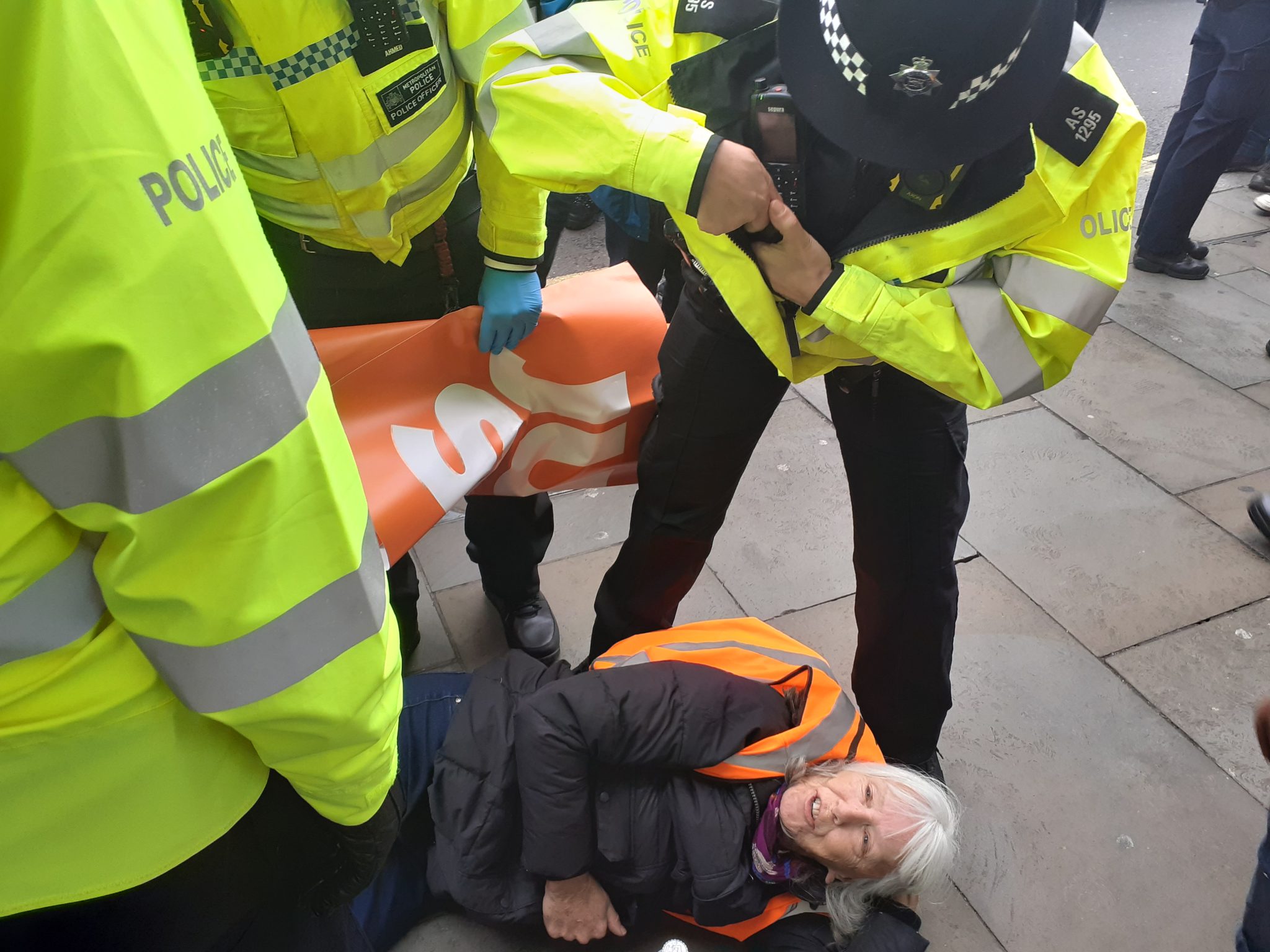 Just Stop Oil supporters march for 30 seconds as UN criticises ‘severe ...