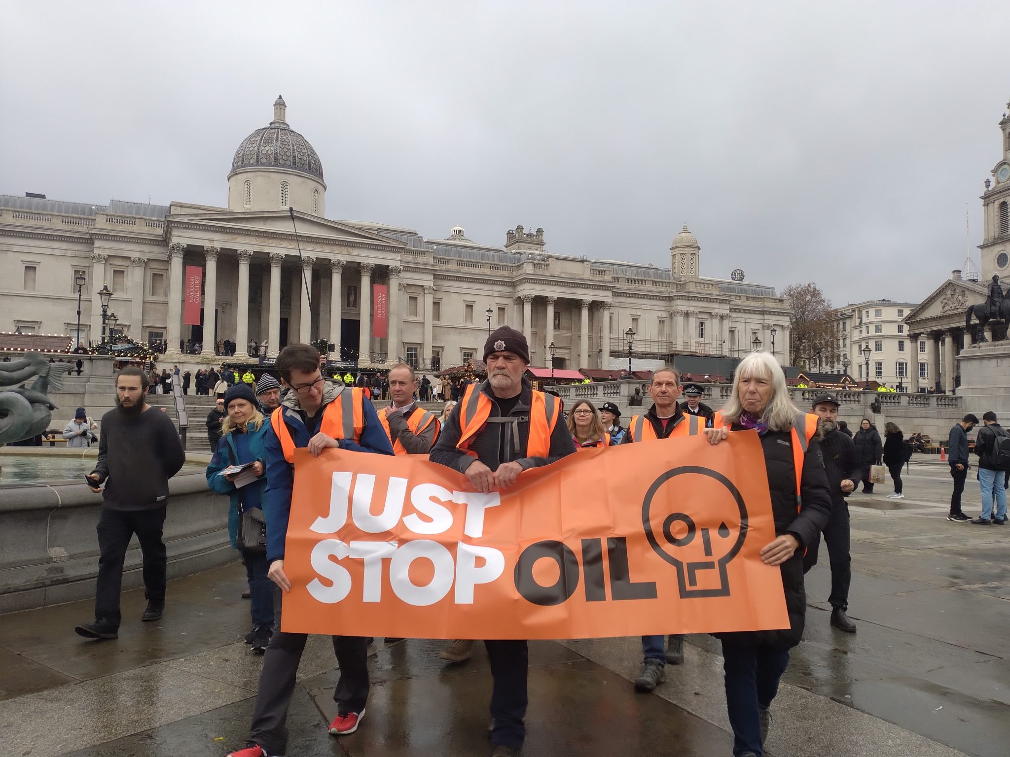 Just Stop Oil supporters march for 30 seconds as UN criticises ‘severe ...