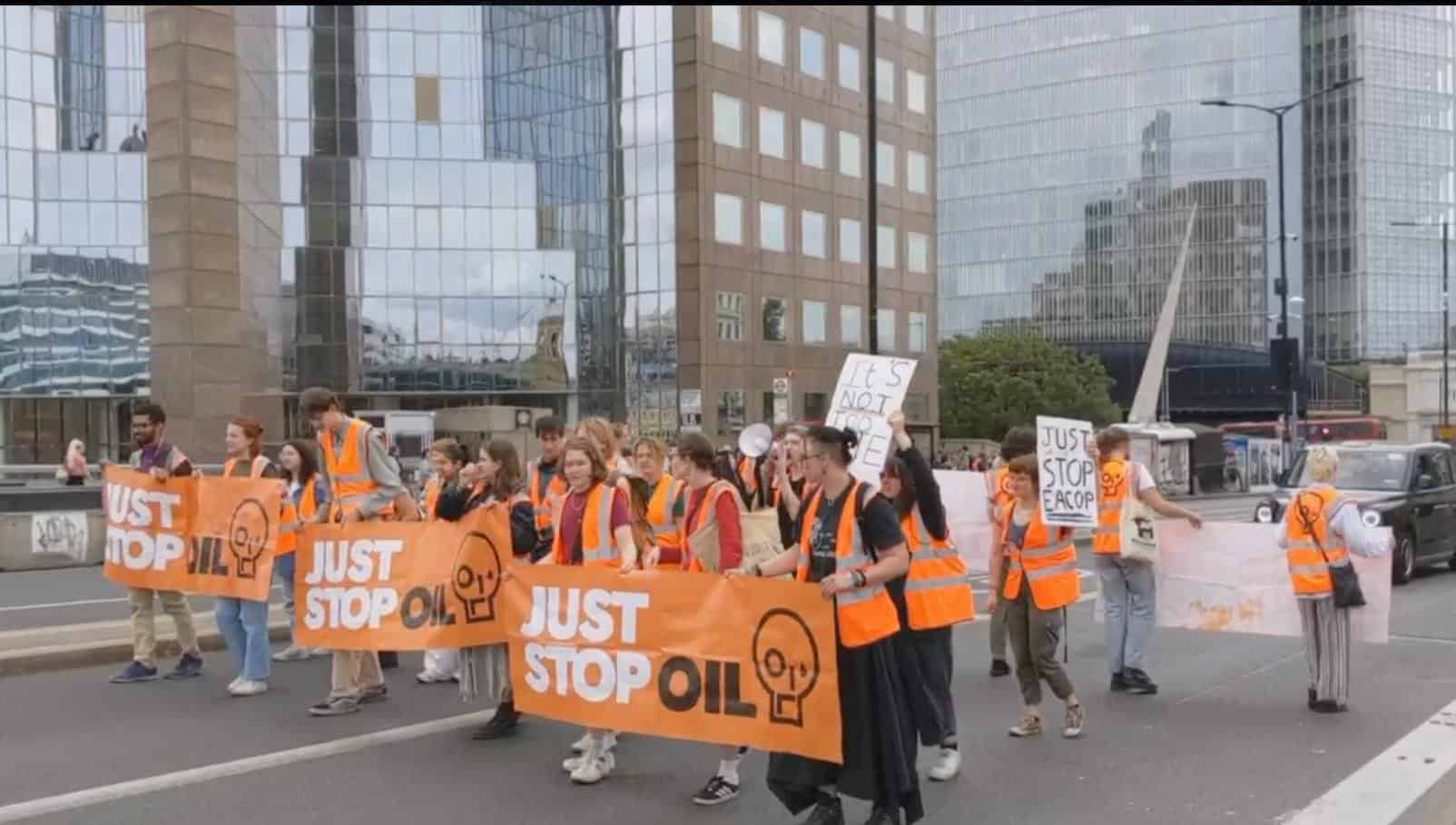 Just Stop Oil supporters march against EACOP in London as Ugandan ...