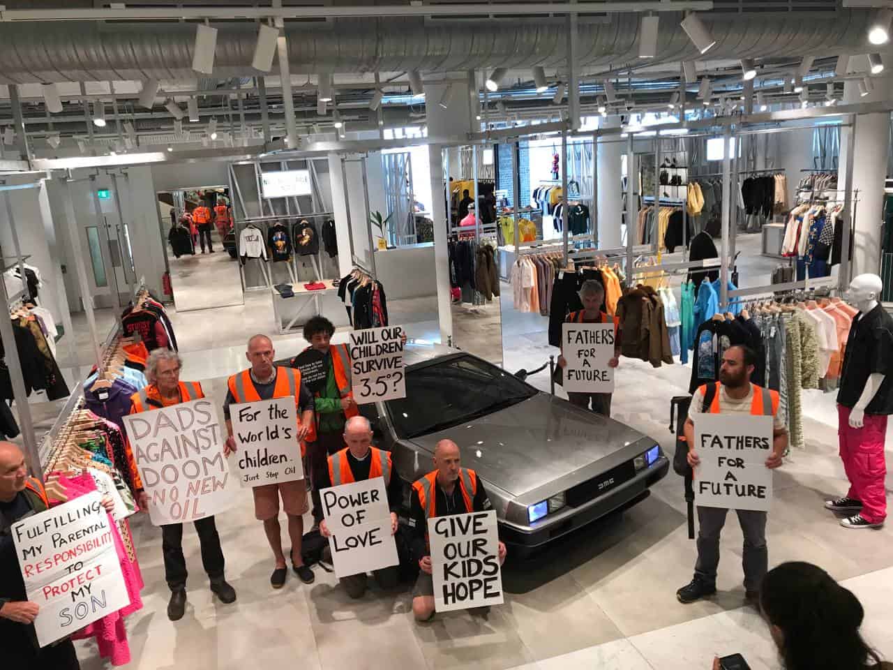 Six arrested as Just Stop Oil dads march through Selfridges – Just Stop Oil